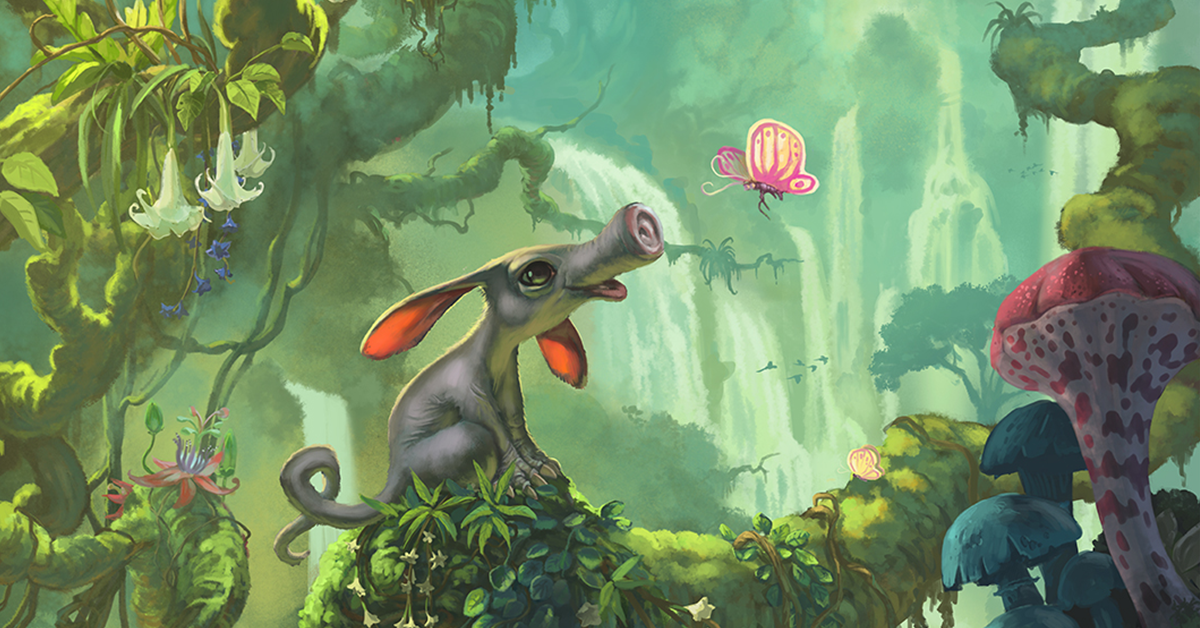 Jordsvin af Emil Landgreen - børneplakat